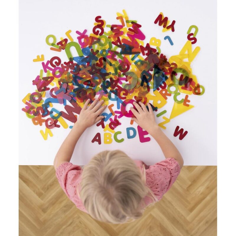 Acryl-Großbuchstaben transparent, 150-tlg. | ALS-Verlag